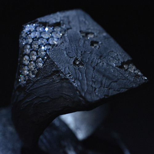 Eternal Diamond Breaker Slab Ring • Band • .925 Silver | IntoTheFire ...