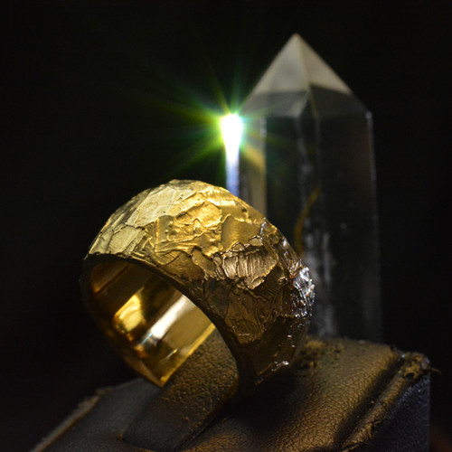 Solid Gold Ring of Power • Band • #19 | IntoTheFire Jewelry