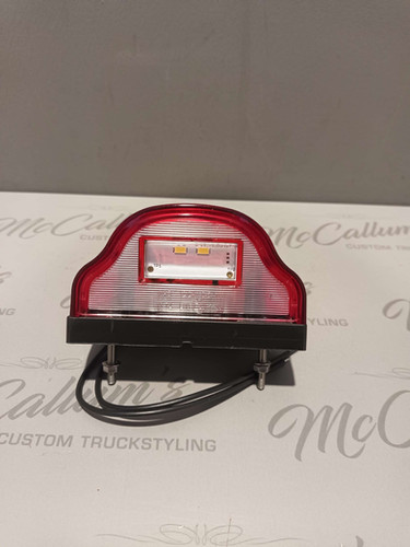 Large Red Numberplate Light | McCallums