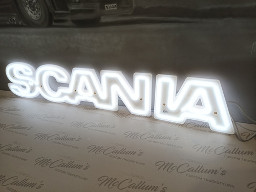 Led Scania Badge(White/Amber) | McCallums