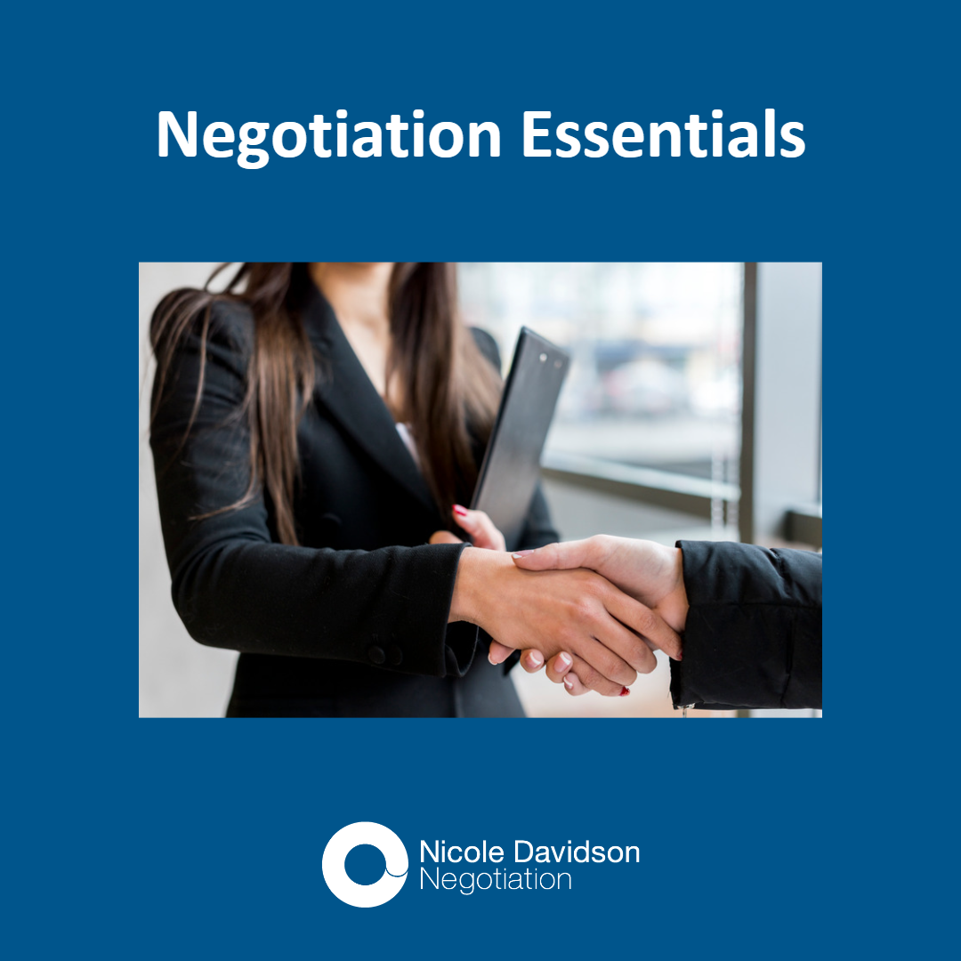 Negotiation Essentials | Nicole Davidson