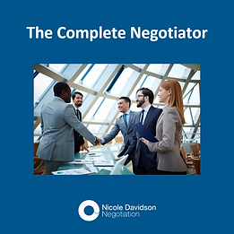 The Complete Negotiator | Nicole Davidson