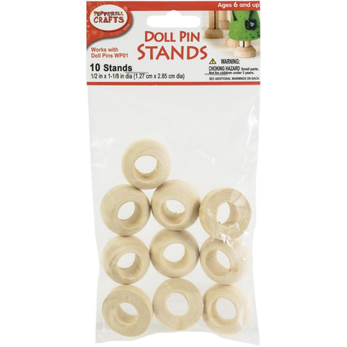 Wooden Doll Pin Stands 10 pack | Scrappers Cove