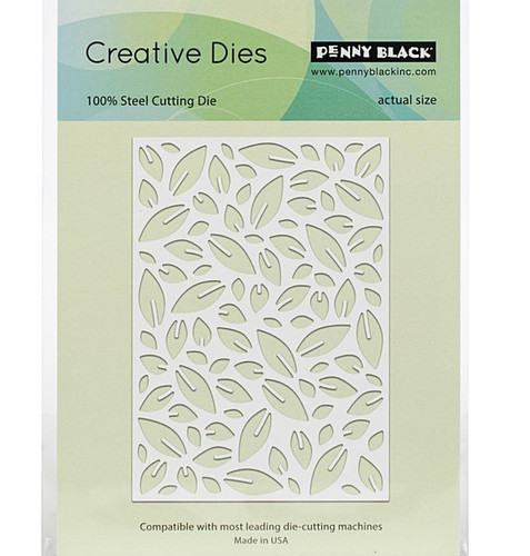 Leaf Pattern Background Die | Scrappers Cove