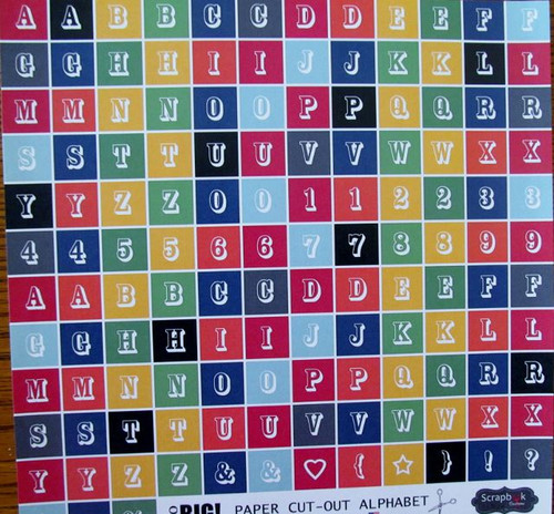 Big Paper Cut-Out Alphabet | Scrappers Cove