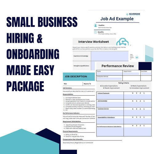 Hire & Onboarding Made Easy Package | Silverside Creative