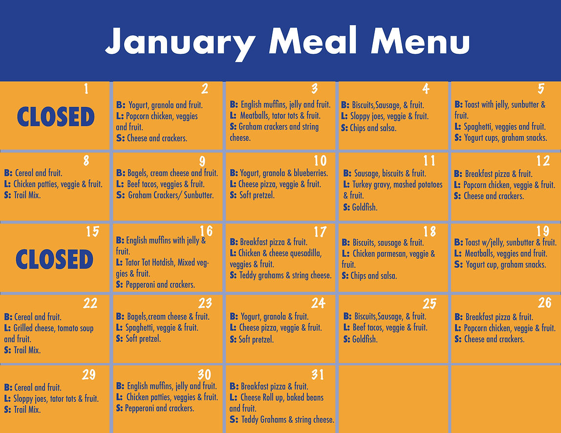 Monthly Menu | world-around-usWorld Around Us Child Care