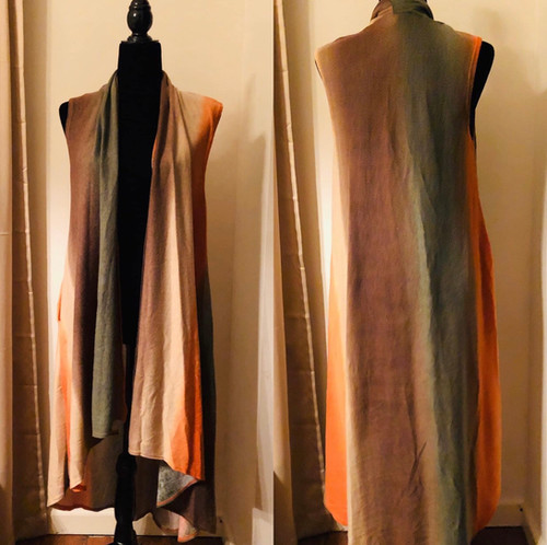 Multi Colored Duster Vest | A Touch of Class