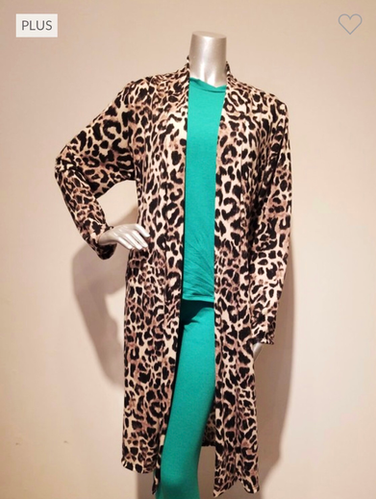 Leopard Duster Cardigan | A Touch of Class