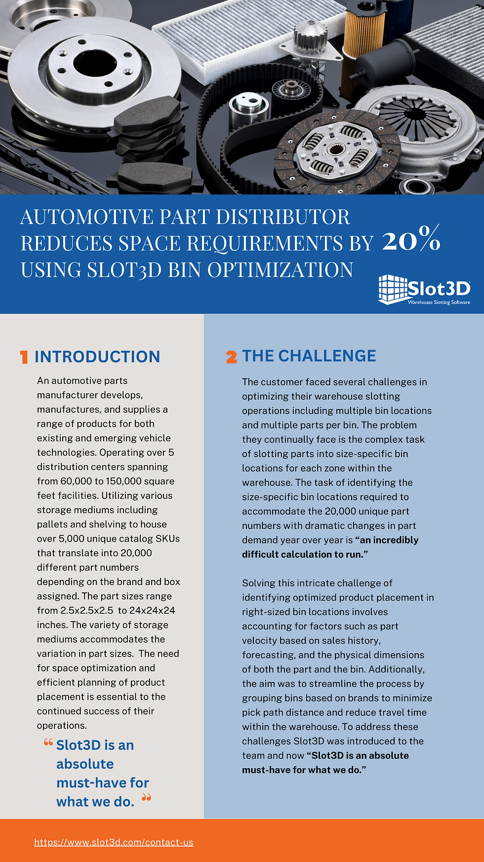 Revolutionizing Automotive Parts Storage: How Slot3D Bin Optimization ...