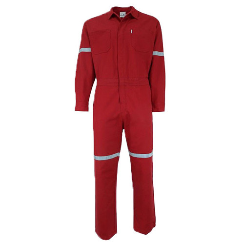 Overol Rojo Con Cinta Reflejante | Ceisgsa