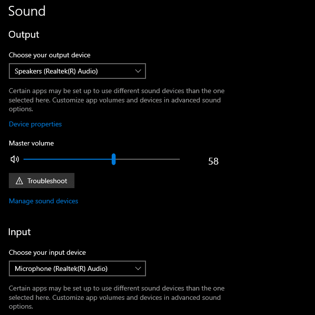 Mic and Volume Control Support