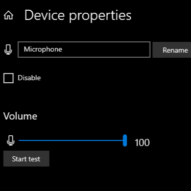 Mic and Volume Control Support