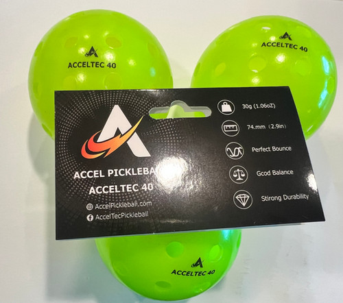 Acceltec 40 Balls | AccelTec Pickleball