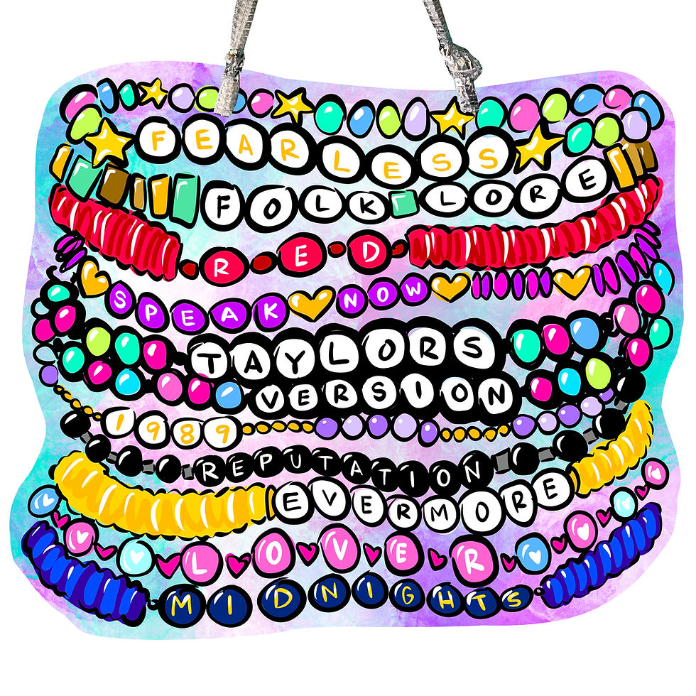 Taylor Swift Bracelet Door Hanger | Art By Allie