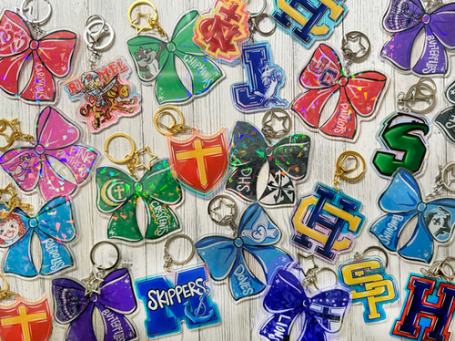 School Spirit Keychain | Art By Allie