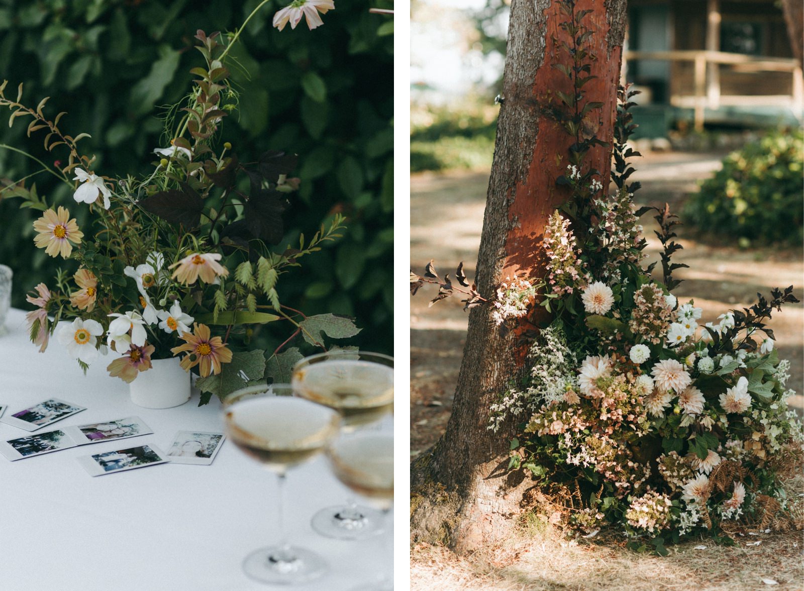 Autumn Wedding Flowers at Captain Whidbey | Botanique's Floral Designs