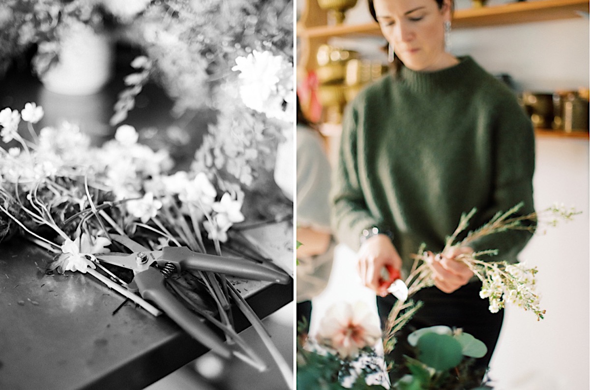 Winter Flowers Floral Design Workshop in Seattle