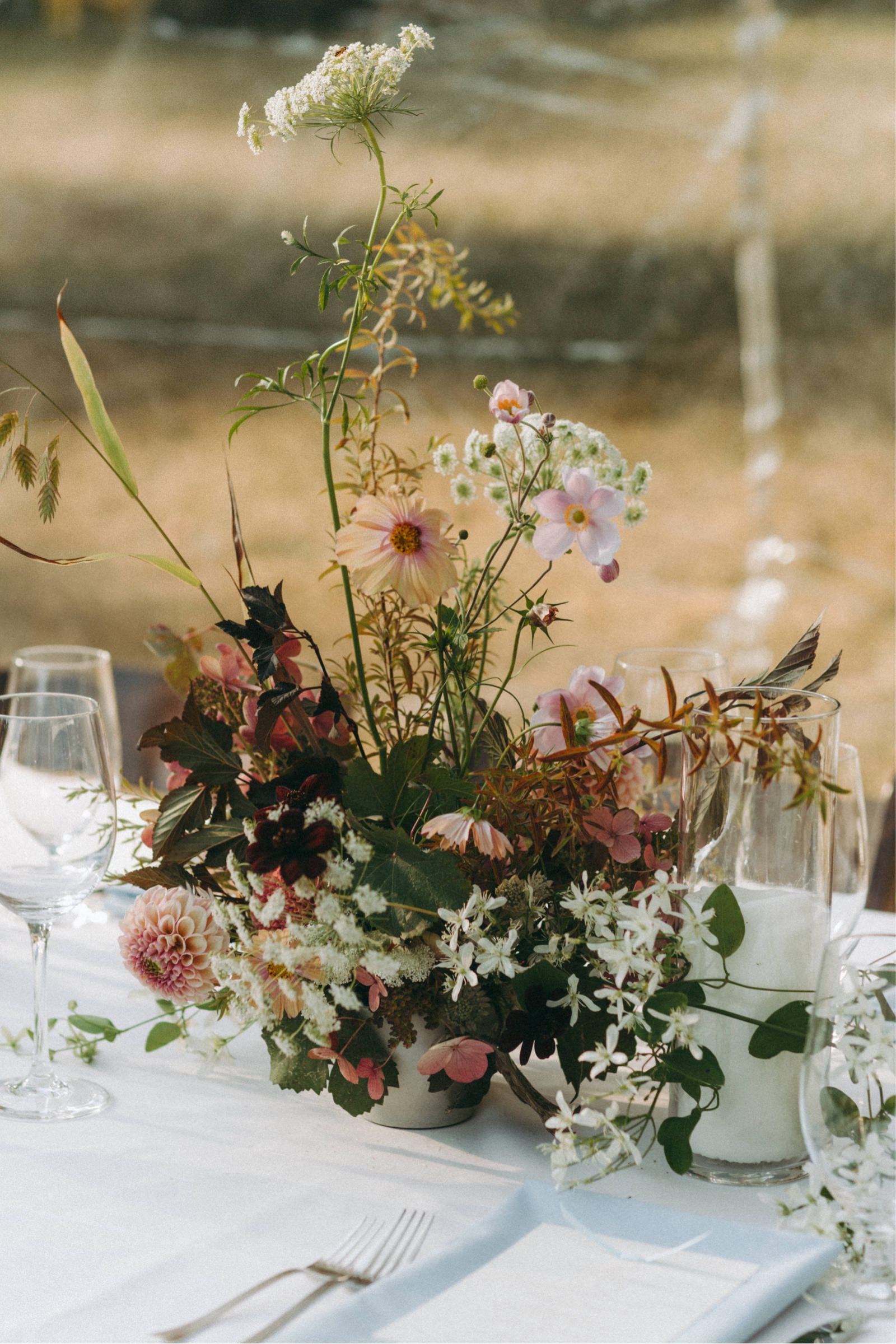Autumn Wedding Flowers at Captain Whidbey | Botanique's Floral Designs