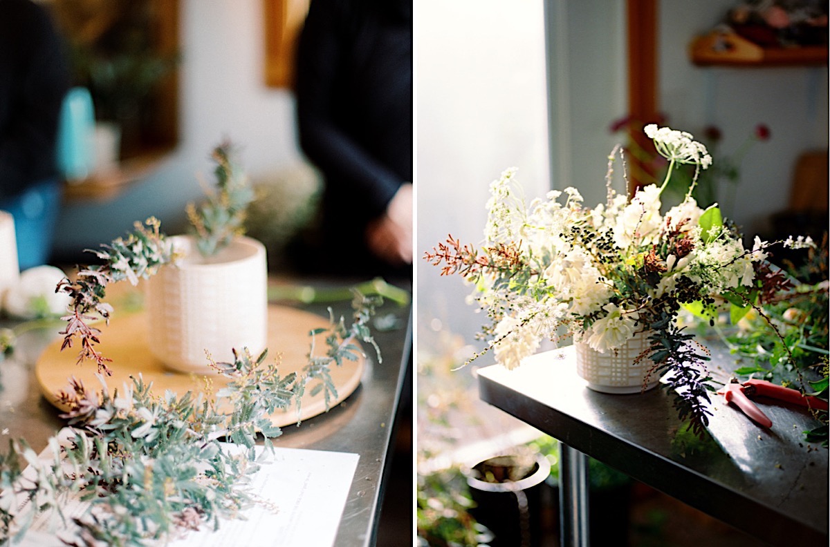 Winter Flowers Floral Design Workshop in Seattle