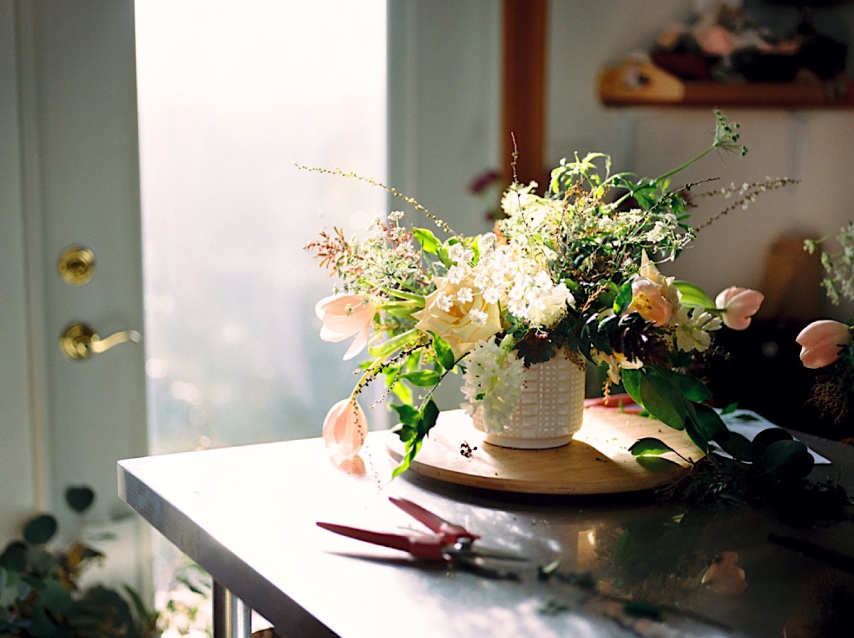 Winter Flowers Floral Design Workshop in Seattle
