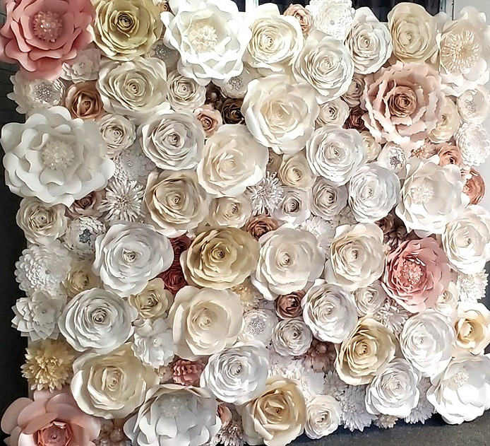 Paper Flower Wall Rentals | Balloon Tree Company