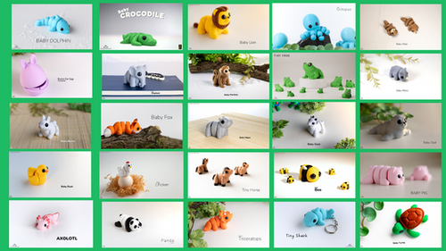 3D Printed animals | Rain's Custom Crea..
