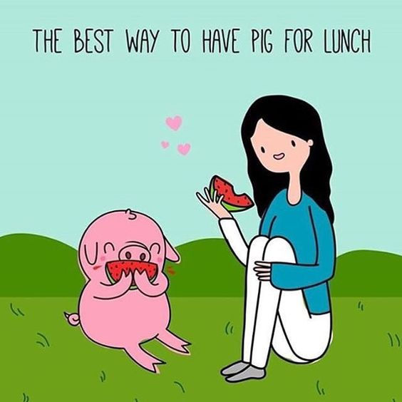 Best vegan/vegetarian illustrations, comics and cartoons