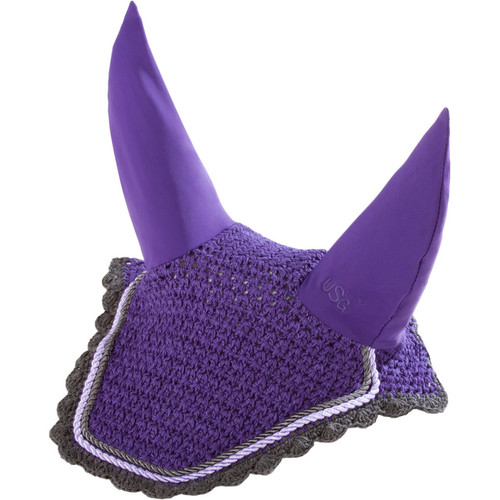 USG Fly Veil in Lilac & Dark Grey | in-the-irons-tack