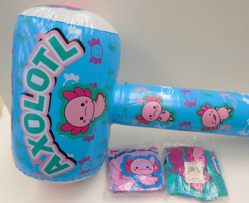 Inflatable Axolotl Mallet | Rick's Vending