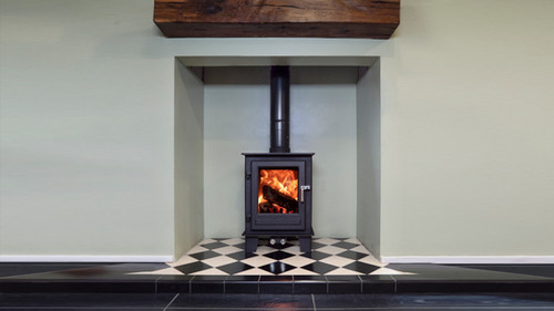 Clock Blithfield Compact 5 Solid-Fuel Stove | Pepper's Fireplaces