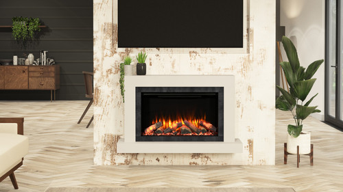 Diamond Fireplaces CHERRY Electric Fireplace Suite | Pepper's Fireplaces