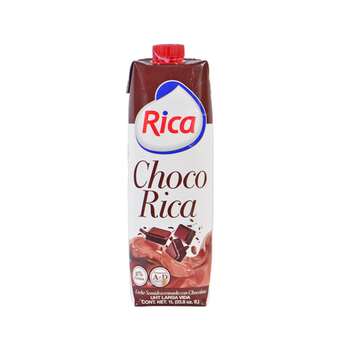 Leche con Chocolate UHT 1 L Choco Rica | abastos