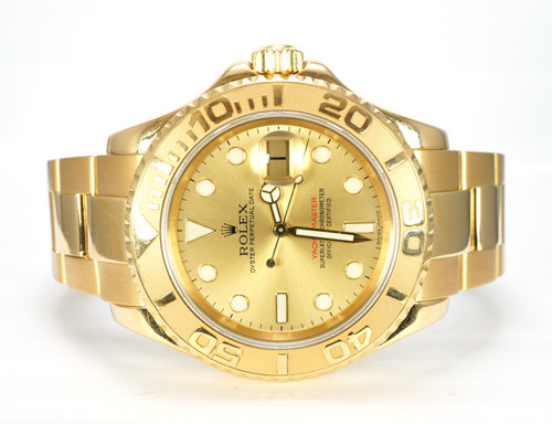 ROLEX 2000 Yacht-Master 40, 16628, 18ct Yellow Gold, Box & Papers | pomerance-boutique