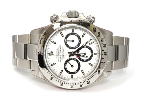 ROLEX 2000 Daytona Zenith, 16520, A Serial, Rolex Service 05/22, Box & Papers | pomerance-boutique