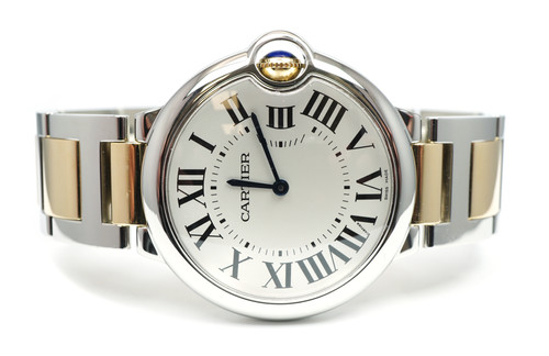 CARTIER Ballon Bleu, W69008Z3, CARTIER Service March 2023, 36mm, Boxed ...