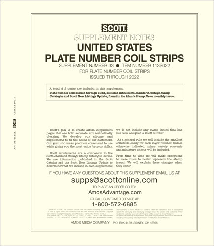 2022 Scott U.S. Simplified PNC #33 | Global Stamps