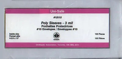 Unit-Safe Poly Covers (4-3/4" x 10") No. 10 Envelope | Global Stamps