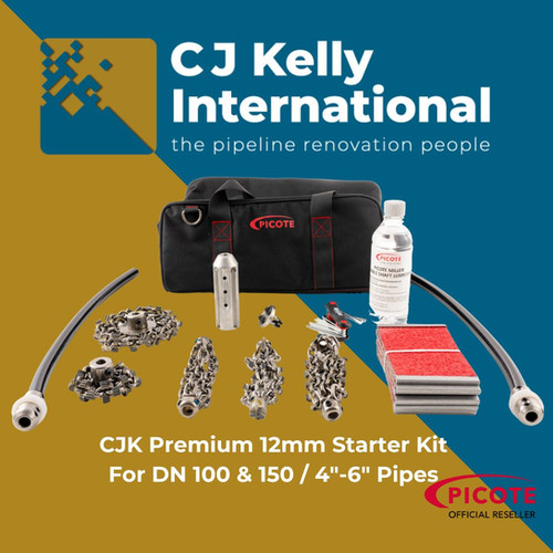 Premium 12MM Starter Kit DN100-150 for Efficient Drain Cleaning No Dig ...