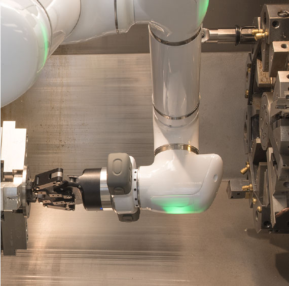 CNC West Features OB7 Cobot for CNC Machine Tending