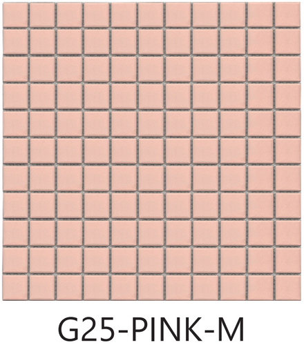 G25-Pink-M, Tile Size:25x25mm, Sheet Size:297x297mm (99boxes) | Gustofil