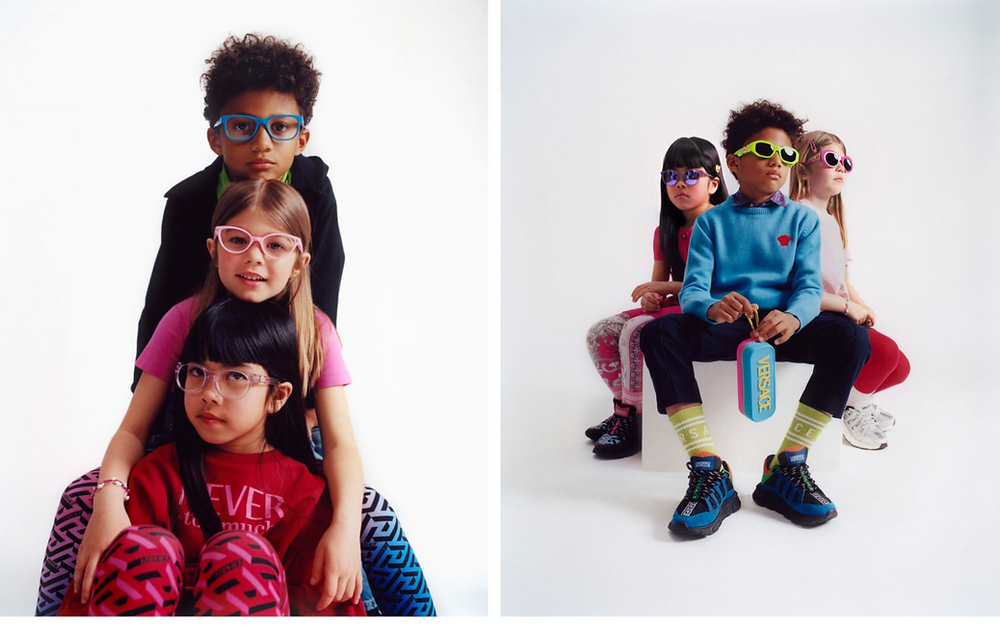 Versace launches its first children's eyewear collection