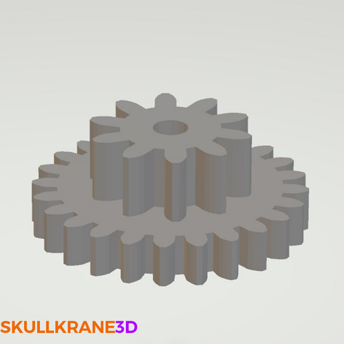 Pop-Up Zombie + Peek-a-Boo Penny + Pop-Up Werewolf 24/10T Stacked Gear ...