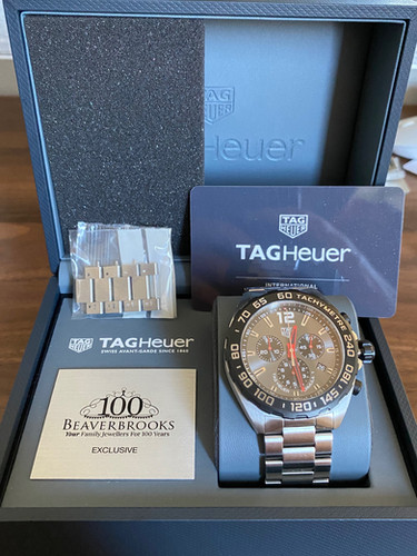 TAG Heuer Limited Edition Formula 1 Chronograph Men's Watch CAZ101S ...
