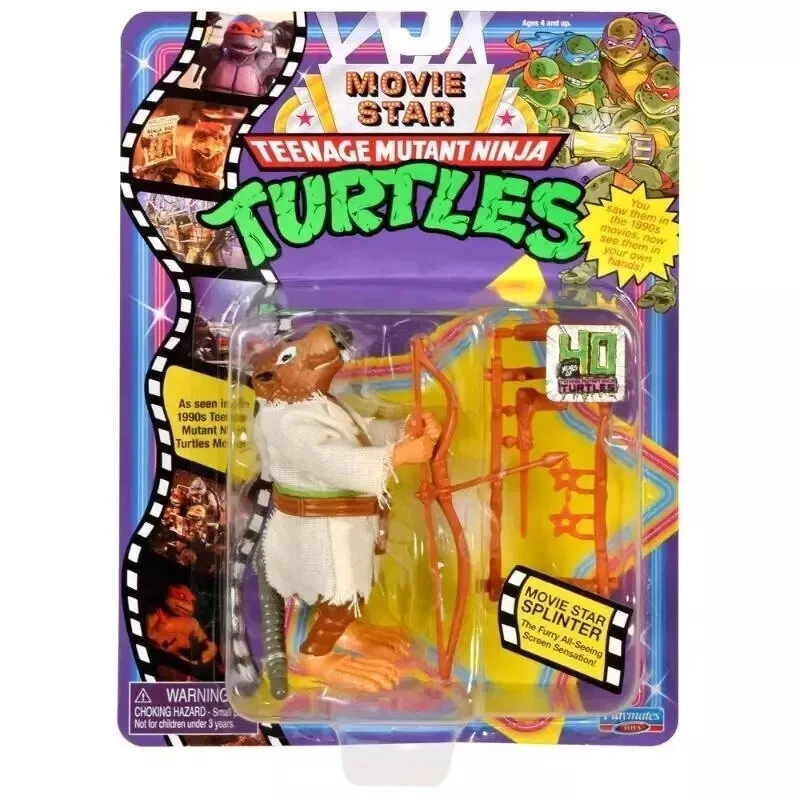 Teenage Mutant Ninja Turtles TMNT Splinter Movie Star Villain Action ...