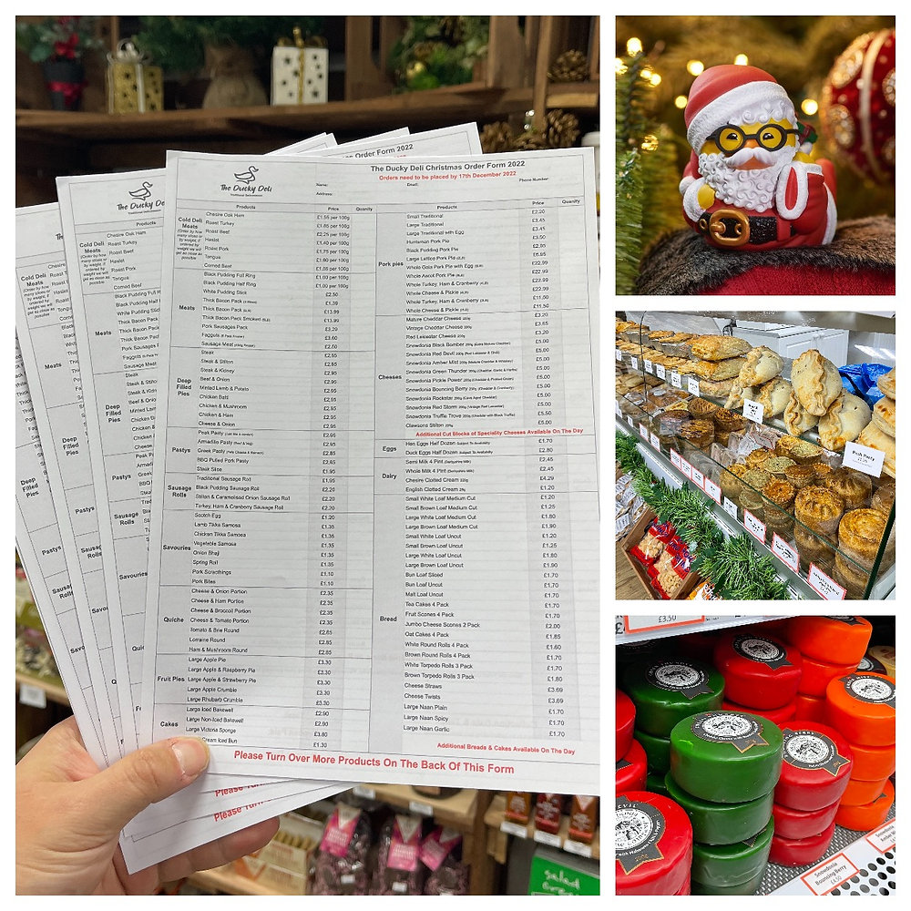 Christmas Order Forms