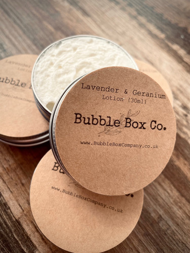 Geranium & Lavender Cream | Bubble Box Co.