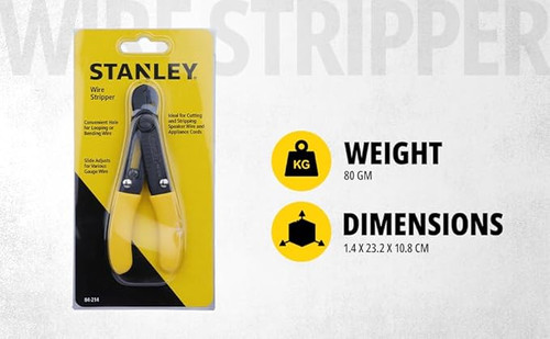 STANLEY 84-214-22 5.25''/130 mm Wire Stripper Ideal for Cutting ...
