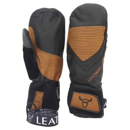 The "Ultra Park" Mitten Black and Brown | Gloves and Mittens