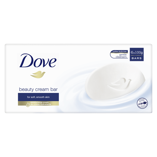 DOVE - SAVON ORIGINAL BEAUTY CREAM BAR Paquet de 6 savons | clic ...